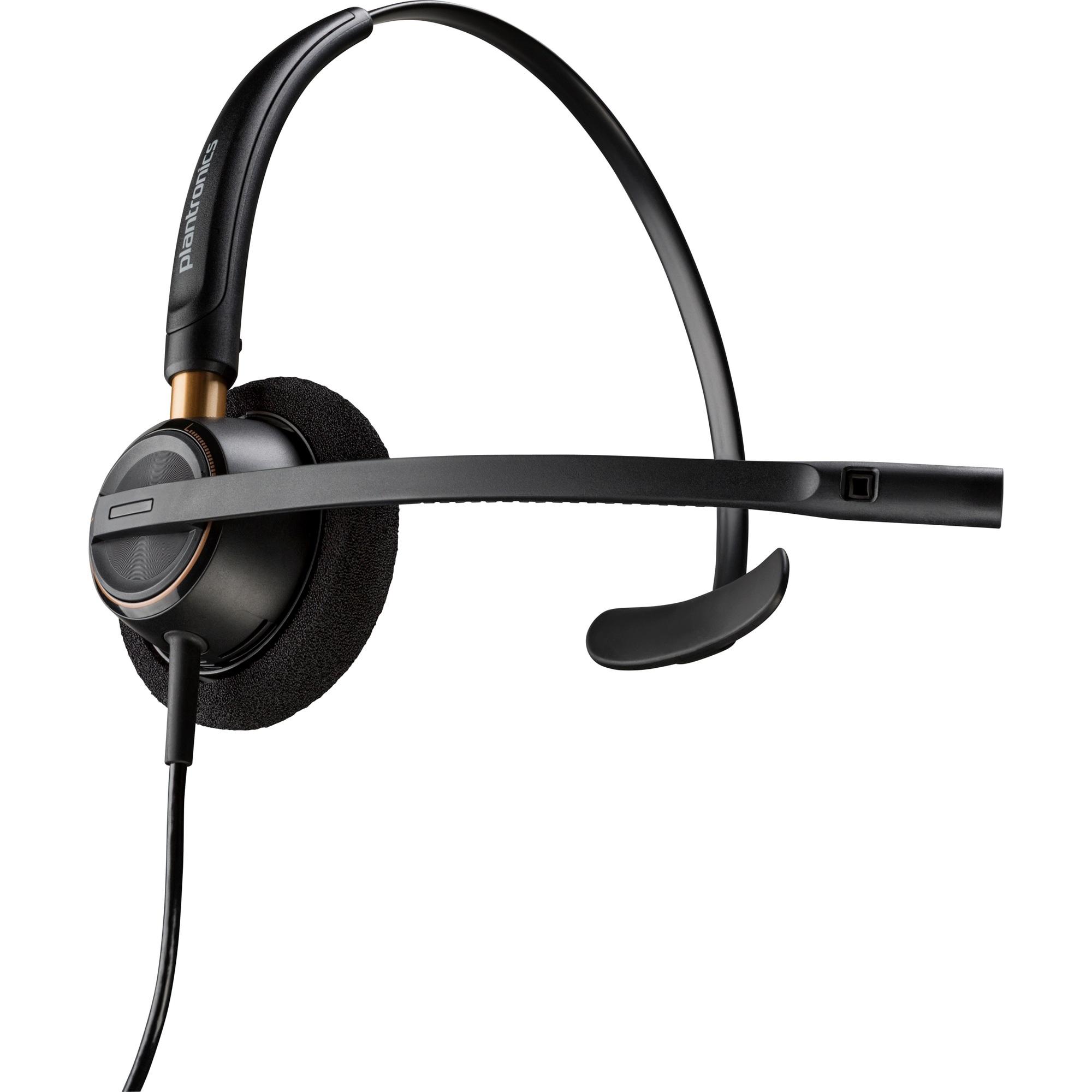 Poly EncorePro HW510 Corded Mono Headset. Quick Disconnect.