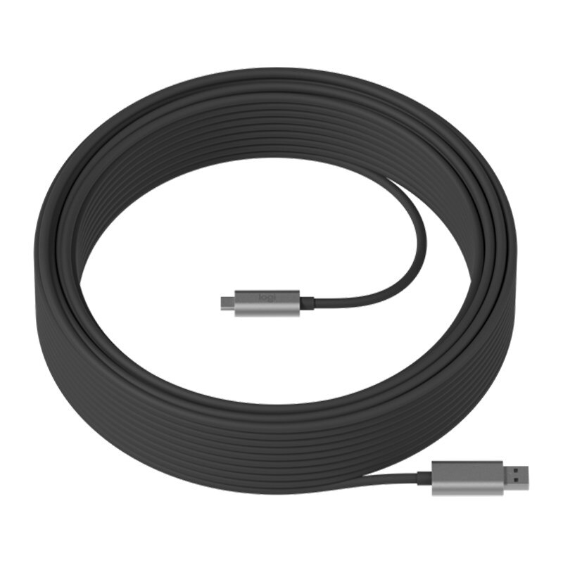 Logitech Strong USB-A to USB-C Cable: 10 meters (32.8 ft) USB-C ...
