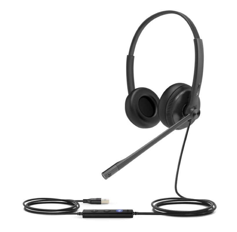 Wideband Noise Cancelling Headset for MS Teams, USB-C and 3.5mm ...