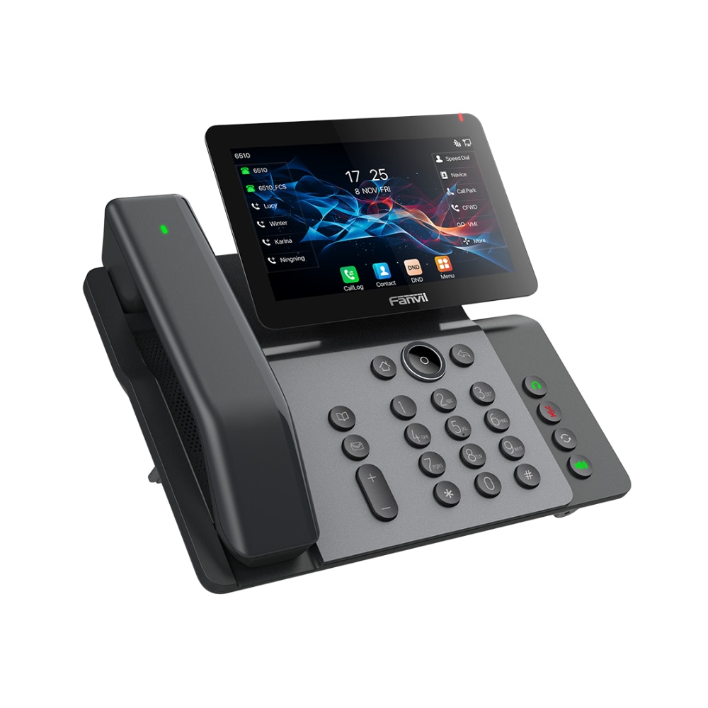 Fanvil V66 Pro Premium IP Phone, 20 SIP lines, HD voice, 7-inch high ...